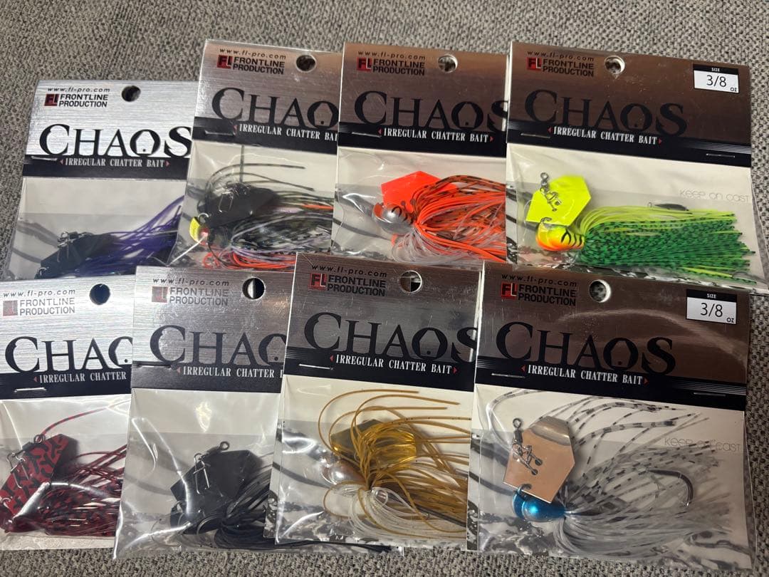 【値下げ】CHAOS チャター17個セット 3/8oz 1/2oz★