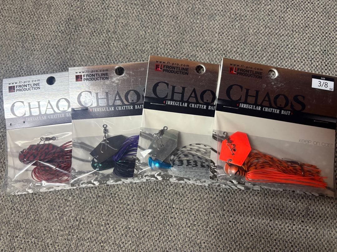 【値下げ】CHAOS チャター17個セット 3/8oz 1/2oz★