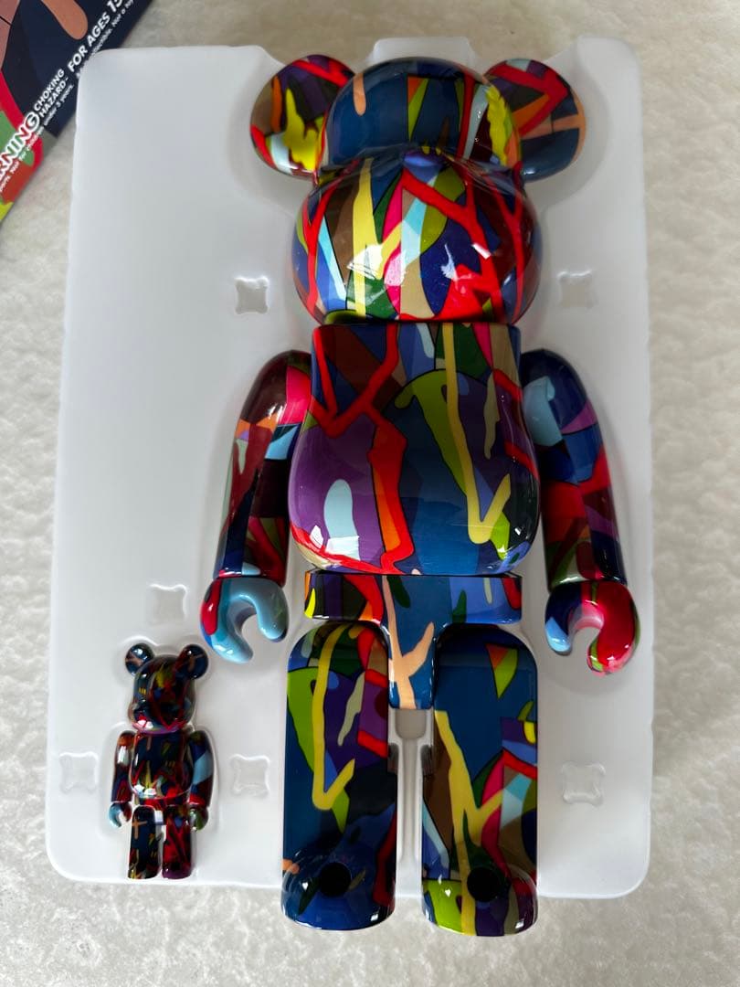KAWS 3BE@R 100%400% ベア ブリック 新品 カウズ 希少