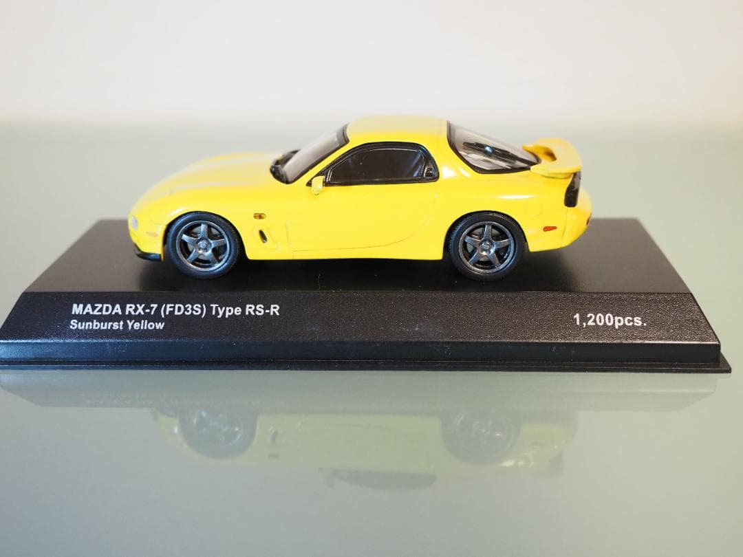 京商 1/43 マツダ RX-7 FD3S RS-R イエロー 限定1200台