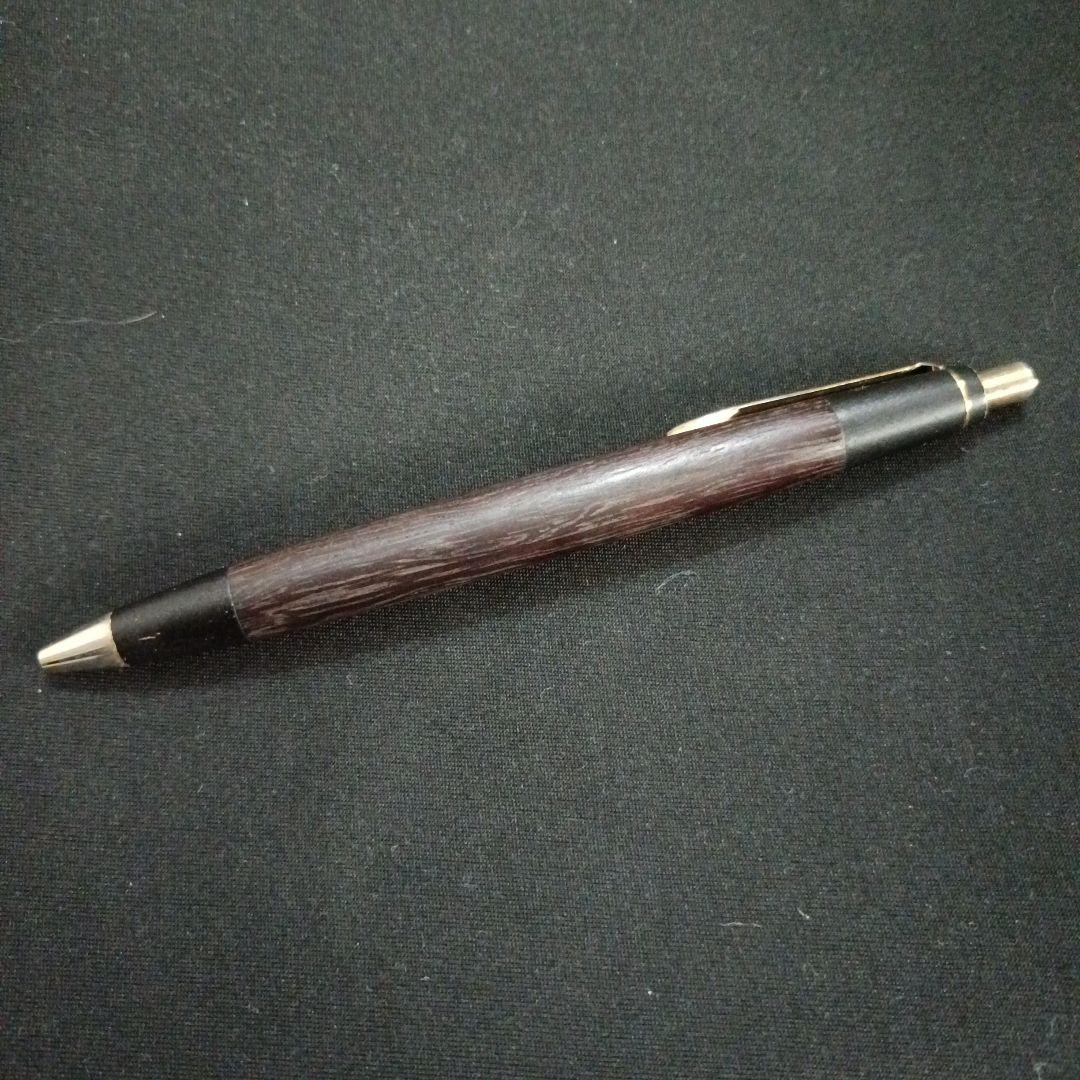 野原工芸　パープルハート　シャープペンシル　旧型ゴールド