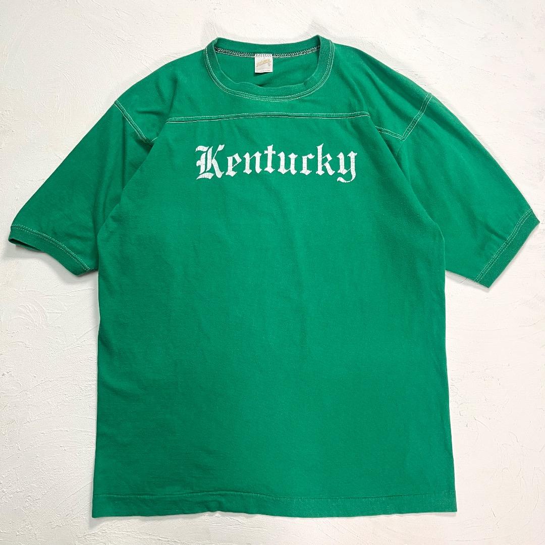 70s~80s sports wear kenturky州 フットボールTシャツ