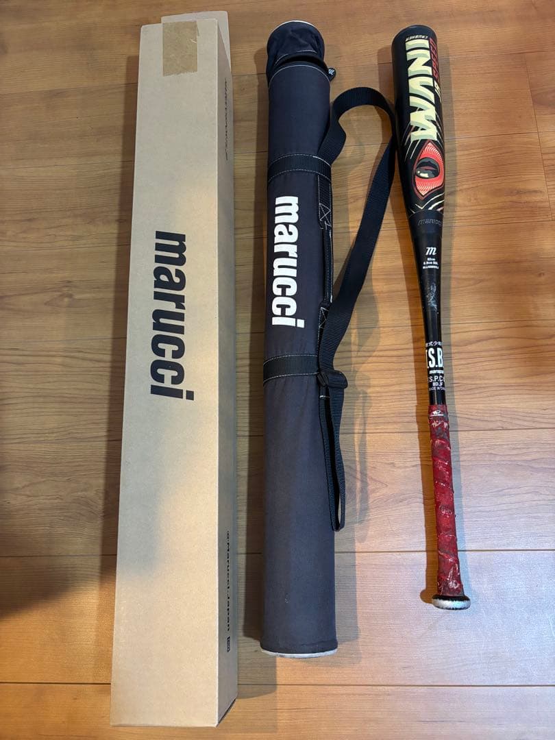 赤ワニクラッシャー　marucci 82cm 少年軟式バット　ミドルバランス