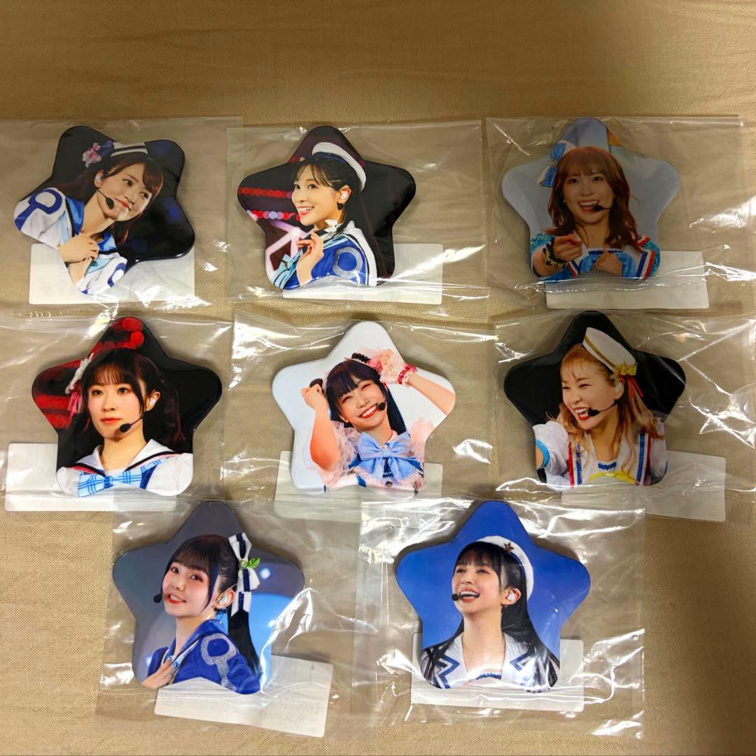 Aqours Collection R 星型缶バッジ　8種類セット