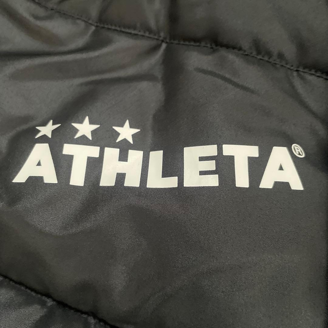 ATHLETA ブラック ベンチコート　140 ② 美品