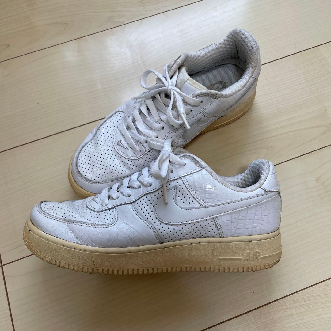 Nike Air Force 1 ホワイト スニーカー　クロコ　レア