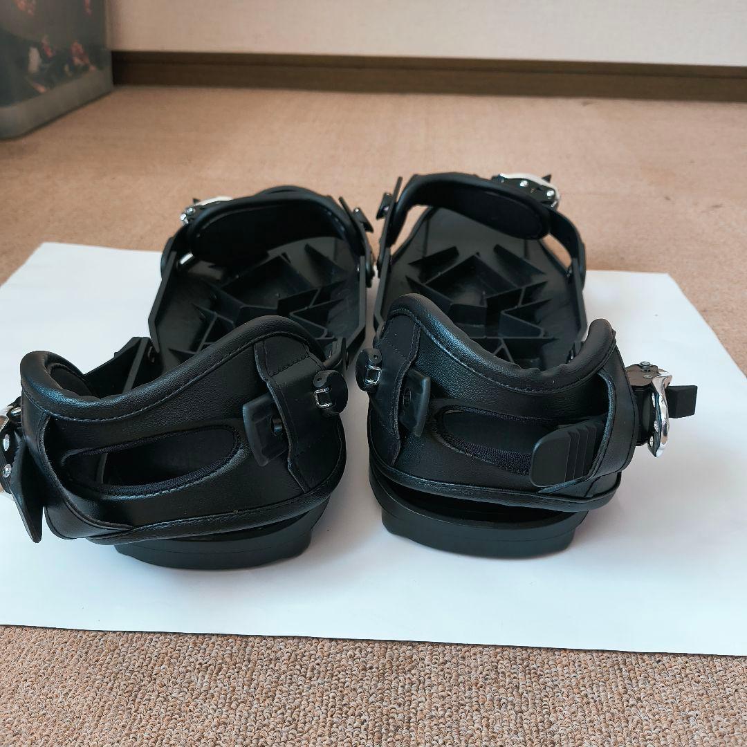 feet スノーシュー 黒 収納バッグ付き