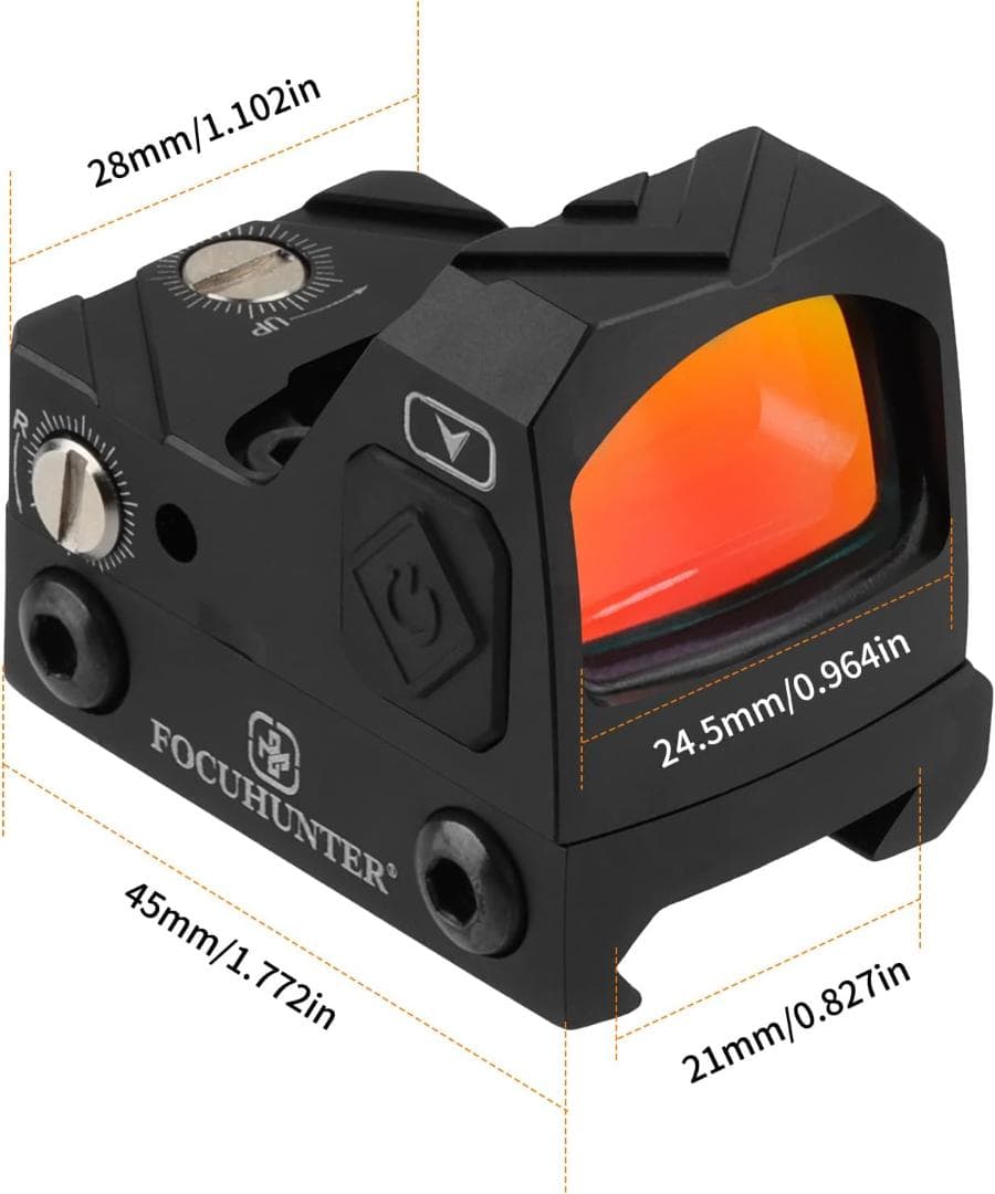 レッドドットサイト 1X22 2MOA ミニ マイクロ Red Dot Sigh