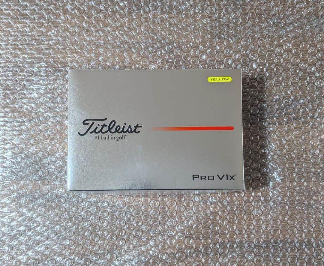 新品 タイトリスト PRO V1X イエロー 2025年モデル 3ダース