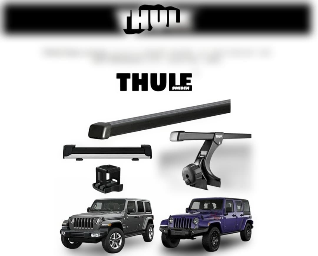 JEEPラングラーJK THULEベース+スノーパック7325セット