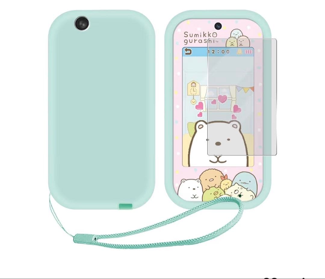 極美品　すみっコスマホ　タカラトミー　& 専用スマホカバー
