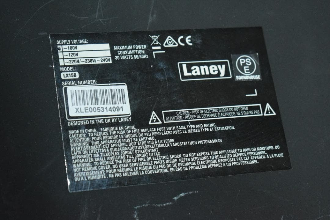 Laney ベースアンプ LX15B 動作OK！