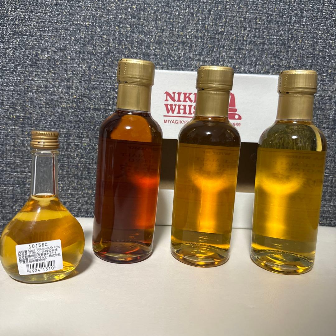 NIKKA WHISKY シングルモルトウイスキーセット スーパーニッカ小瓶付き