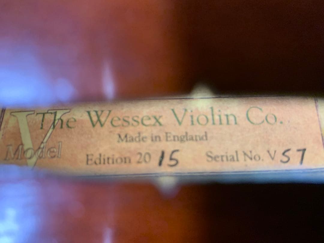 イギリス製　4/4 バイオリン　弓付き　セット　Wessex Violin