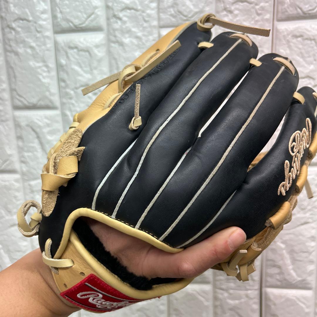 【美品】野球 グローブ 軟式 一般 内野手 外野手 Rawlings