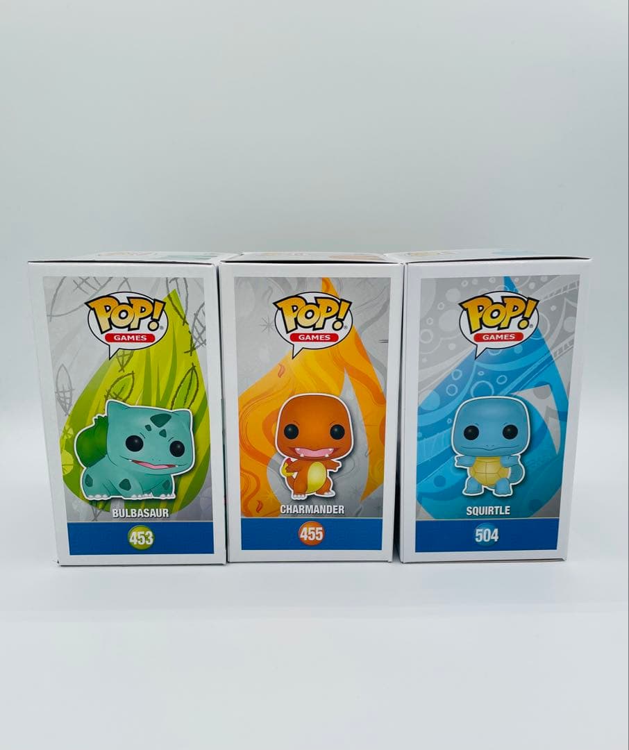 Funko Pop! ポケモン フシギダネ ヒトカゲ ゼニガメ 3点セット
