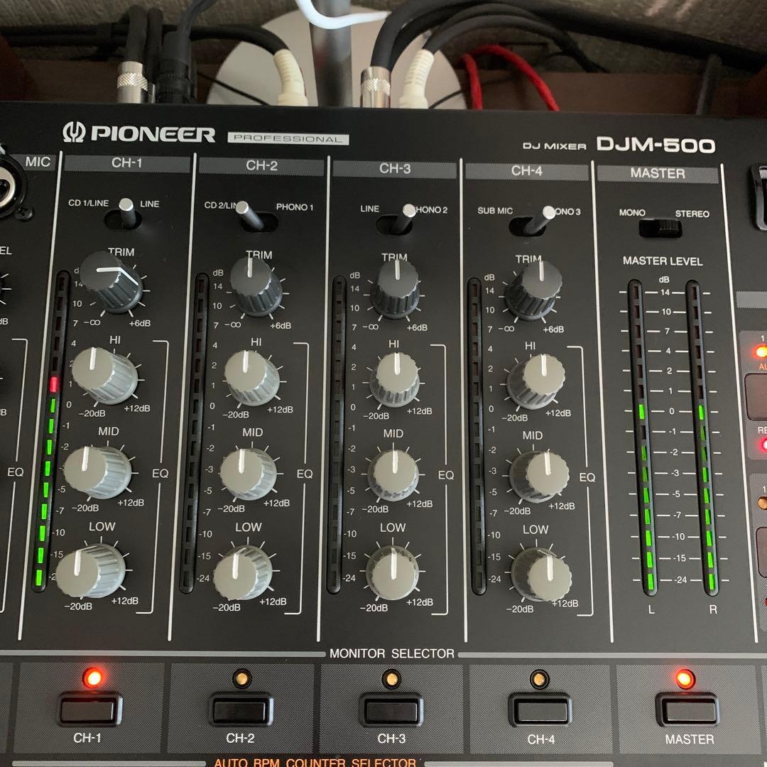 Pioneer パイオニア プロフェッショナルDJミキサー DJM-500 美品