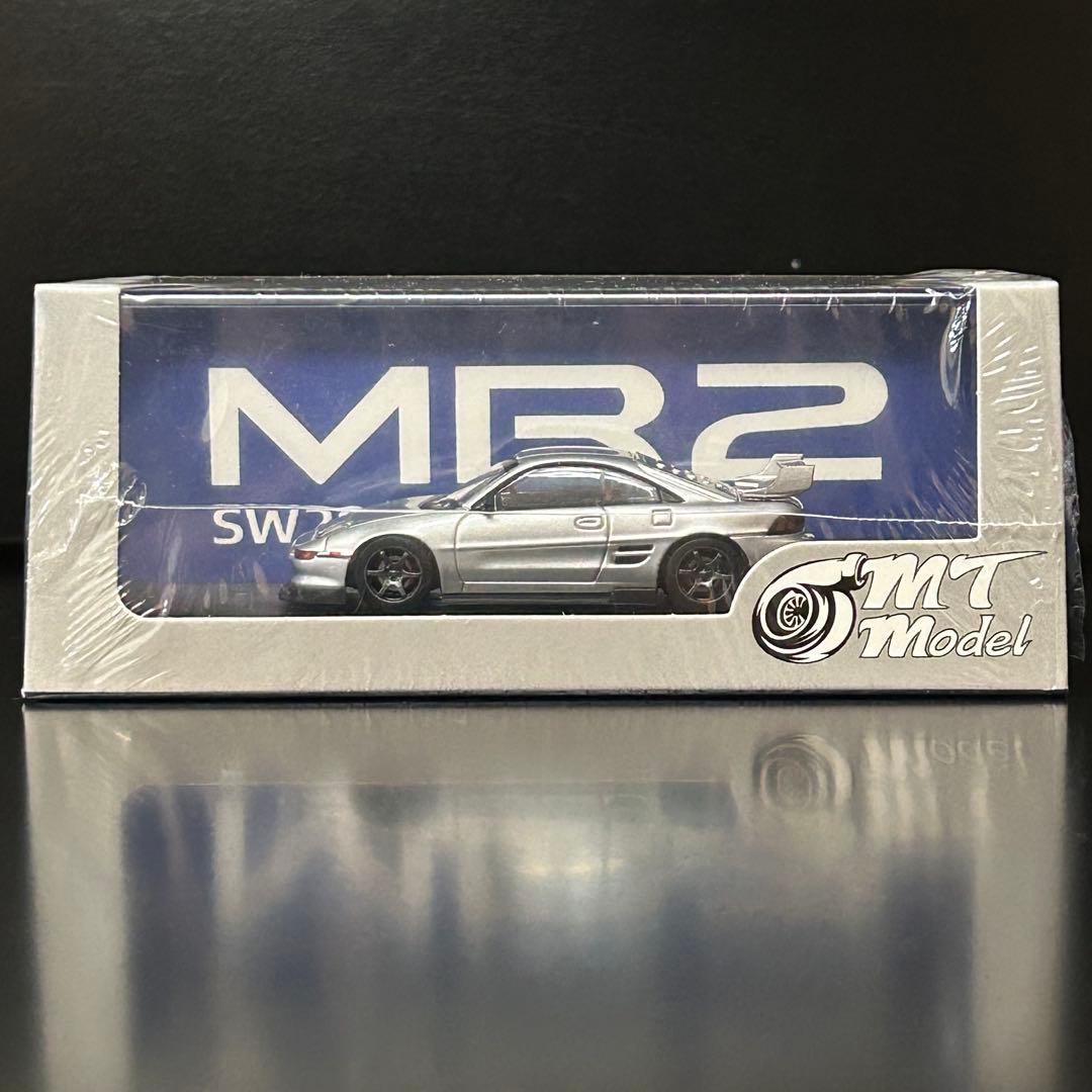 マイクロターボ PEAKO ピーコ 1/64 トヨタ　MR2 シルバー　開封品