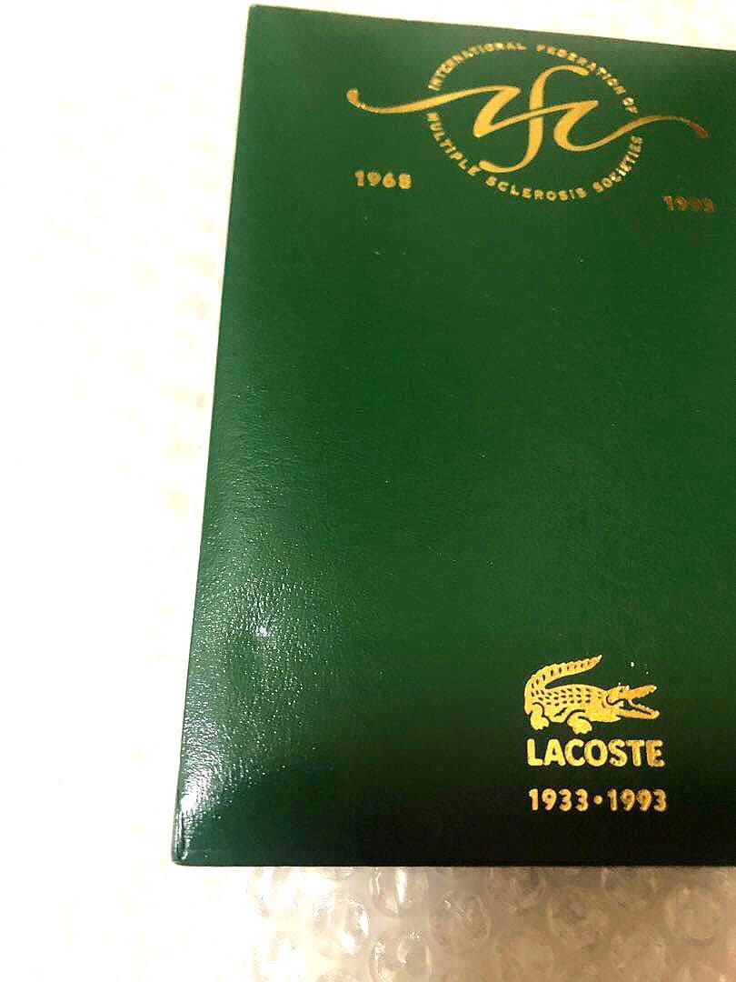 非売品 アルテュス・ベルトラン ラコステ Lacoste 60周年 ピンバッジ