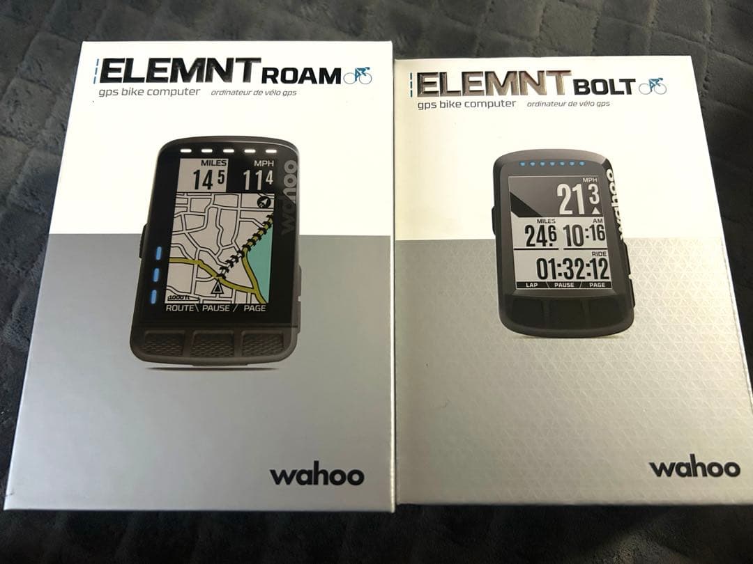 Wahoo ELEMENT ROAM & BOLT 心拍センサー付き