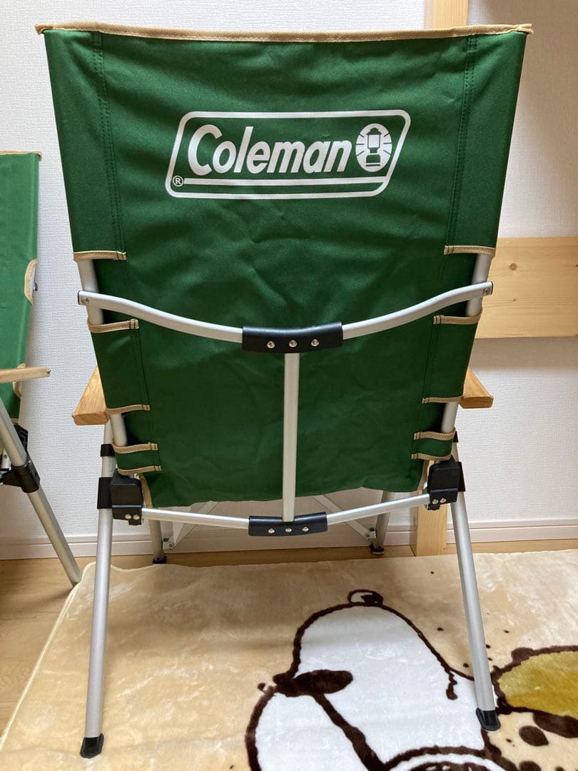 美品　レイチェア Coleman 2脚セット グリーン　コールマン