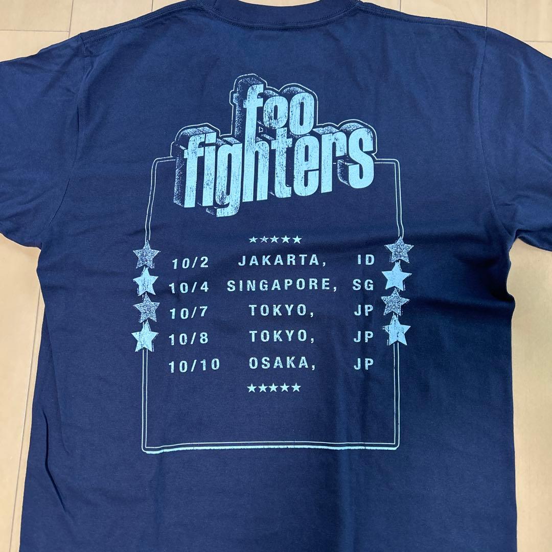 【新品未着用】FOO FIGHTERS 25レコードT紺L