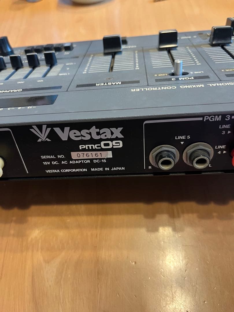 DJミキサー　Vestax PMC09 ビンテージ