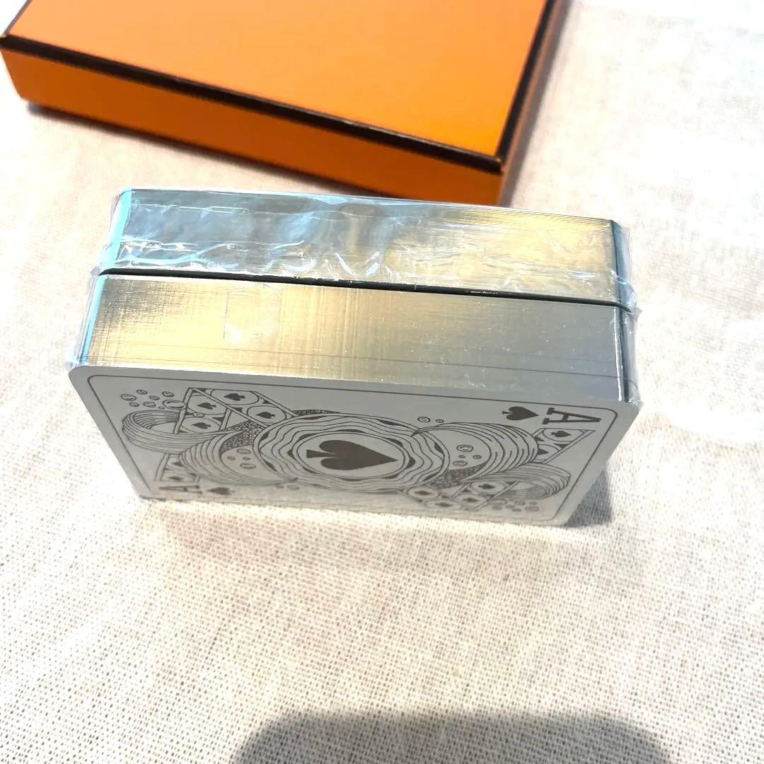 【未使用品】HERMES ブリッジカード Les 4 Mo ndes トランプ