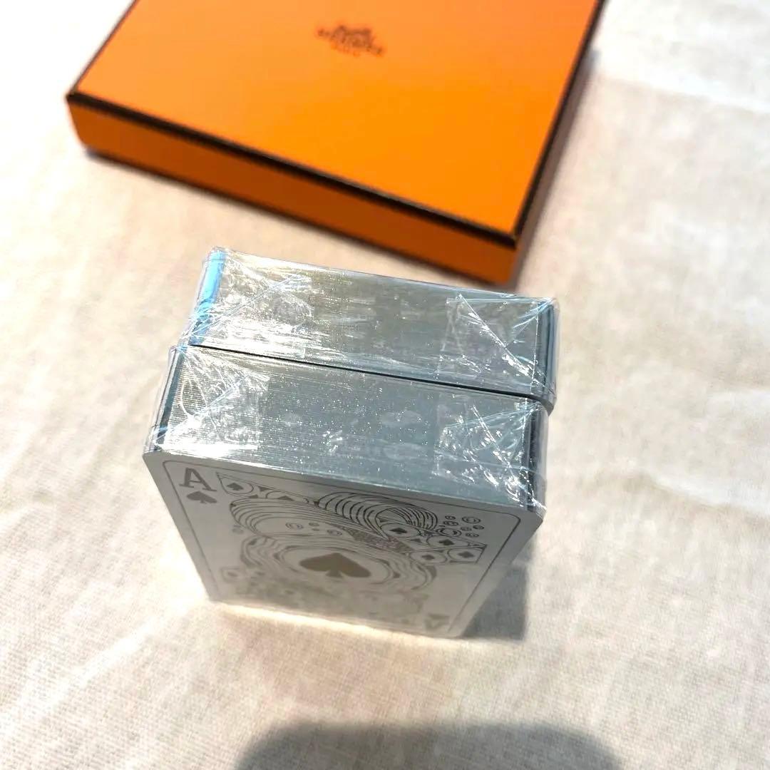【未使用品】HERMES ブリッジカード Les 4 Mo ndes トランプ