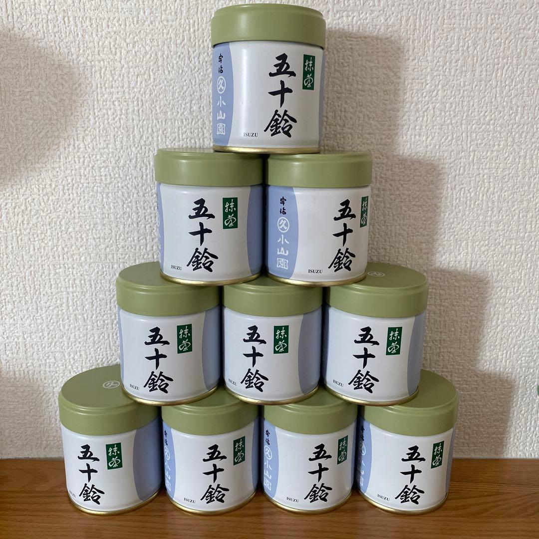 丸久小山園　抹茶　五十鈴40g 10缶セット