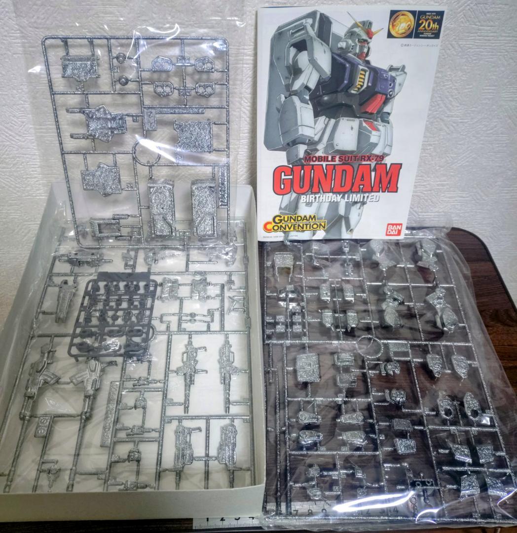 99年会場限定20th ガンプラ 機動戦士ガンダム RX-79 新品未使用 希少