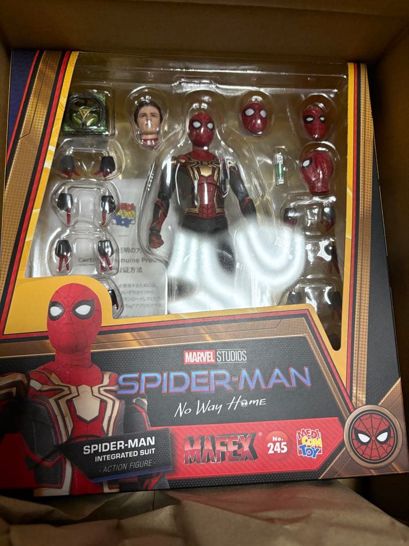 アメコミ MAFEX SPIDER-MAN INTEGRATED SUIT No.245