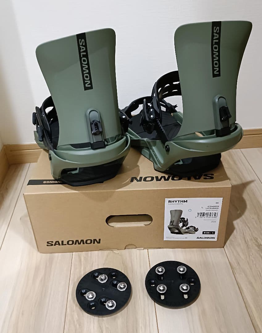 SALOMON RHYTHM ビンディング Lichen Green L