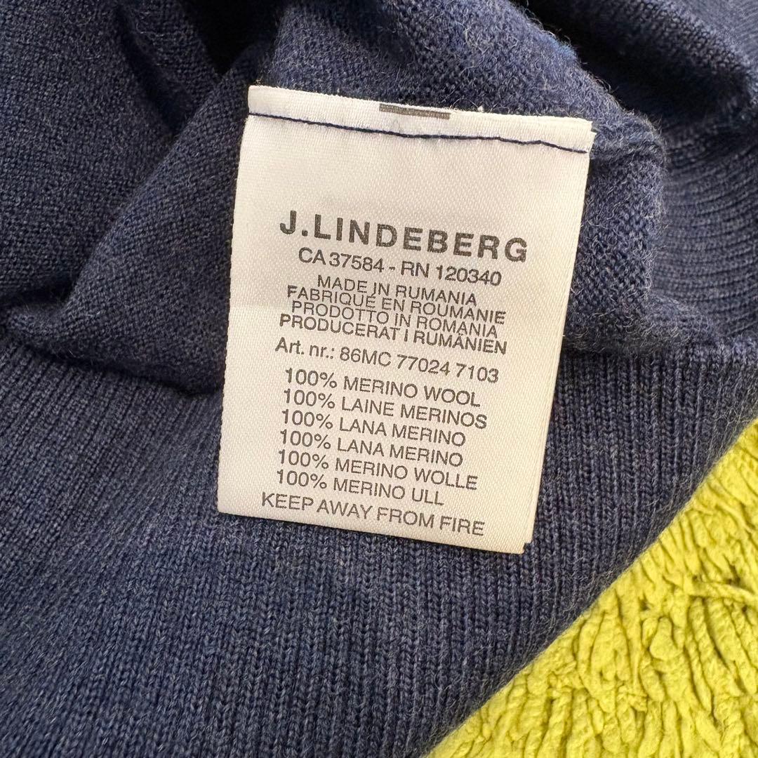 J.LINDEBERG ジェイリンドバーグ ジップジャケット ニット Lサイズ