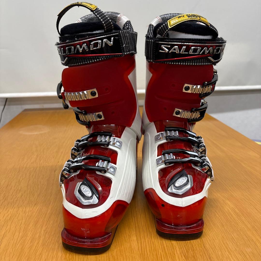 SALOMON FALCON XT CS スキー用ブーツ、レッド/ホワイト