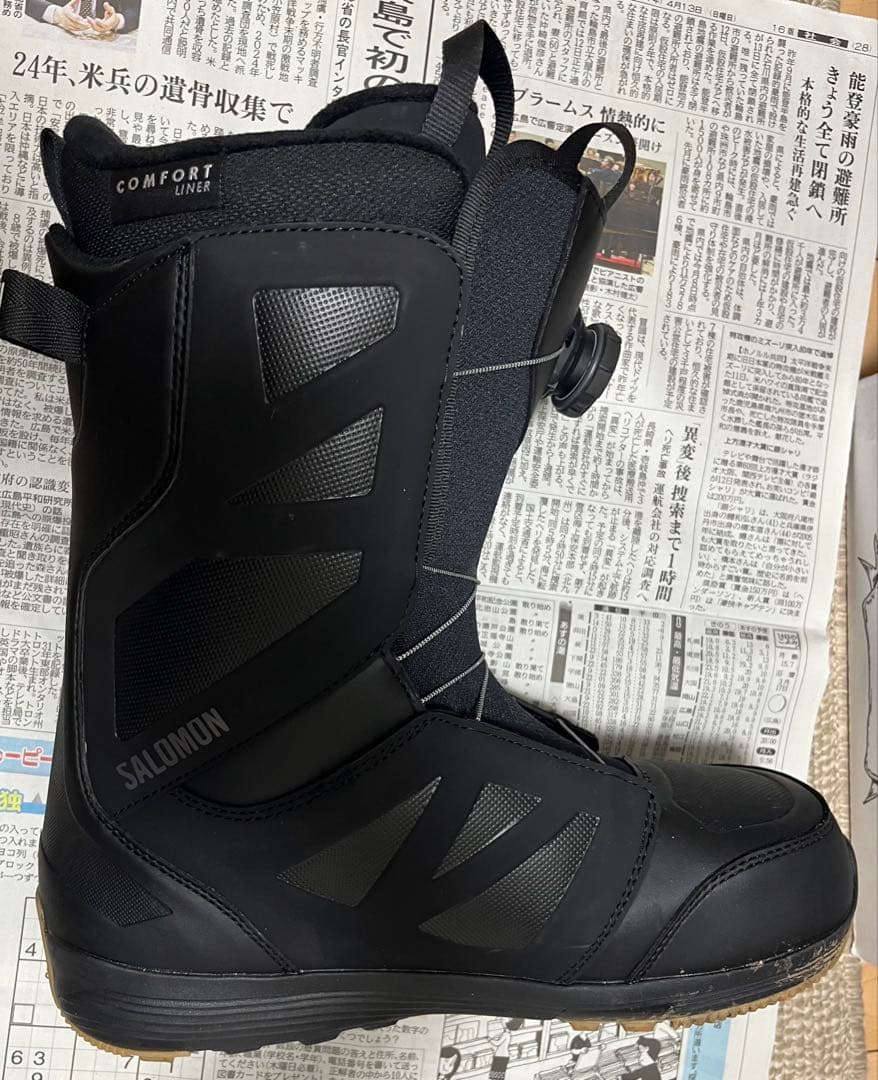 SALOMON スノーボードLAUNCH BOA SJ 28cm ブラック
