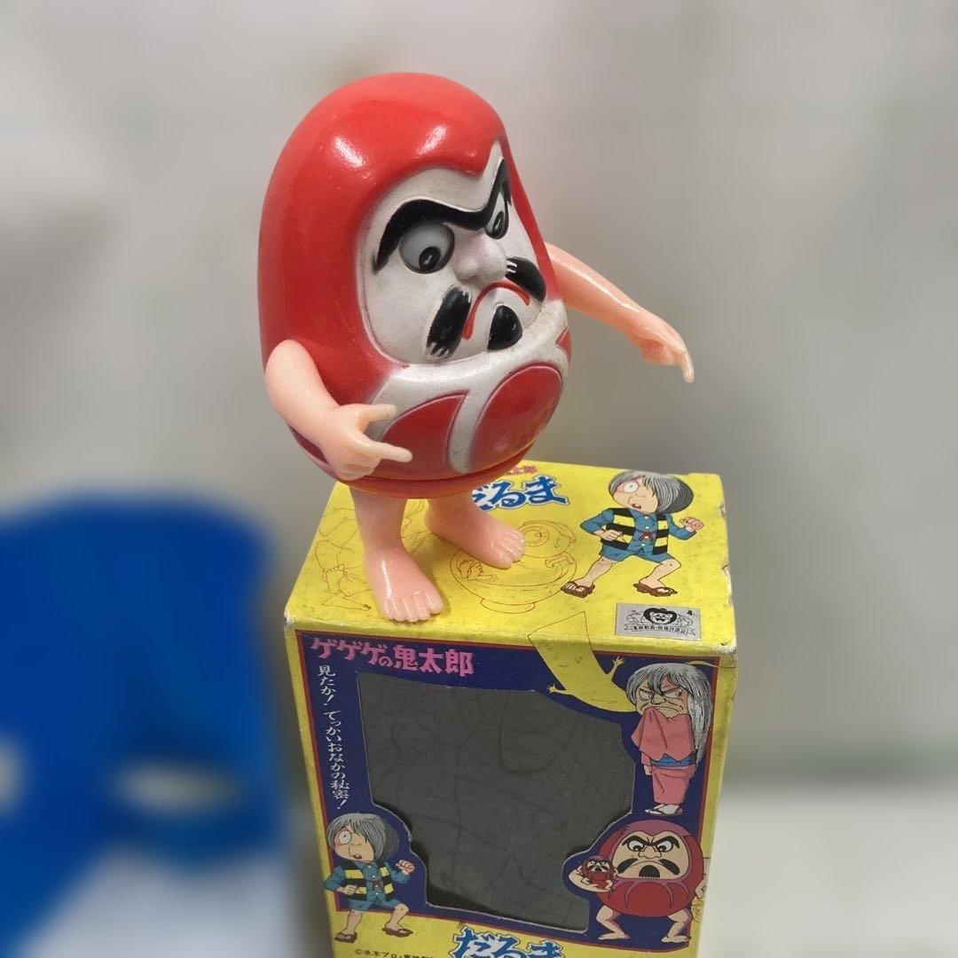 １９８６年日本製ゲゲゲの鬼太郎 だるま フィギュア未使用品です。