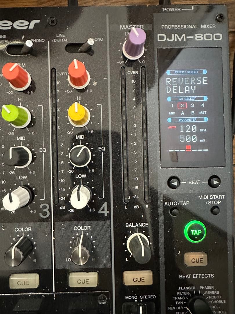 Pioneer DJのDJミキサー「DJM-800」