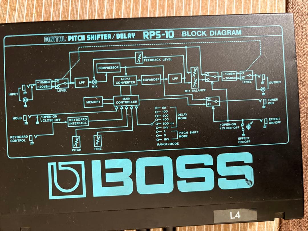 【希少】BOSS RPS-10 ピッチシフター/ディレイ