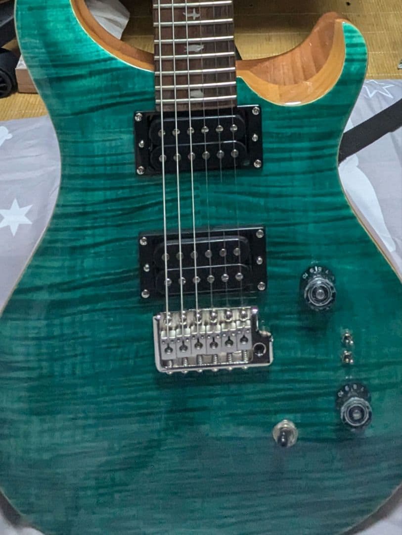 PRS SE custom 24-08 turquoise 純正ケース付き