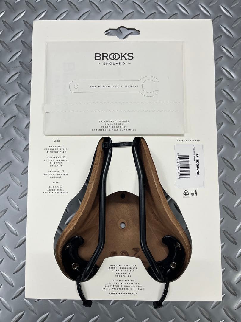 BROOKS B17 NARROW “BROWN\"