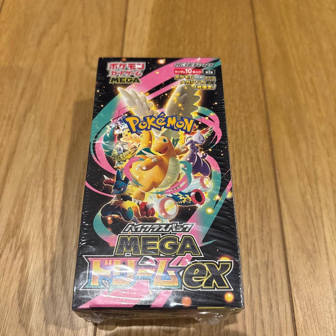 ポケモンカードゲーム MEGA ドリームEX シュリンク付　1box新品未開封