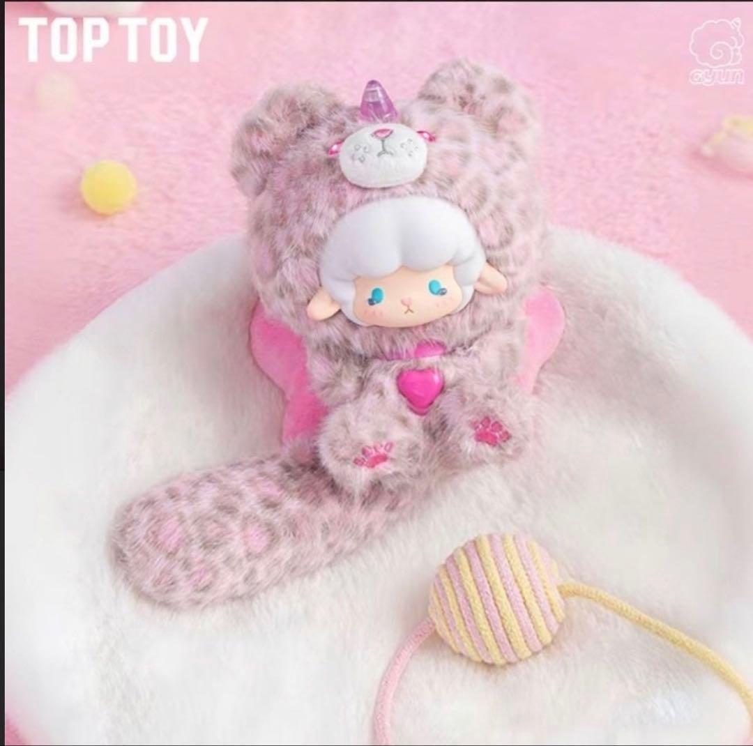 レア 新品 TOPTOY ギュンギュンラム 巻巻羊 ピンク豹ちゃん ぬいぐるみ