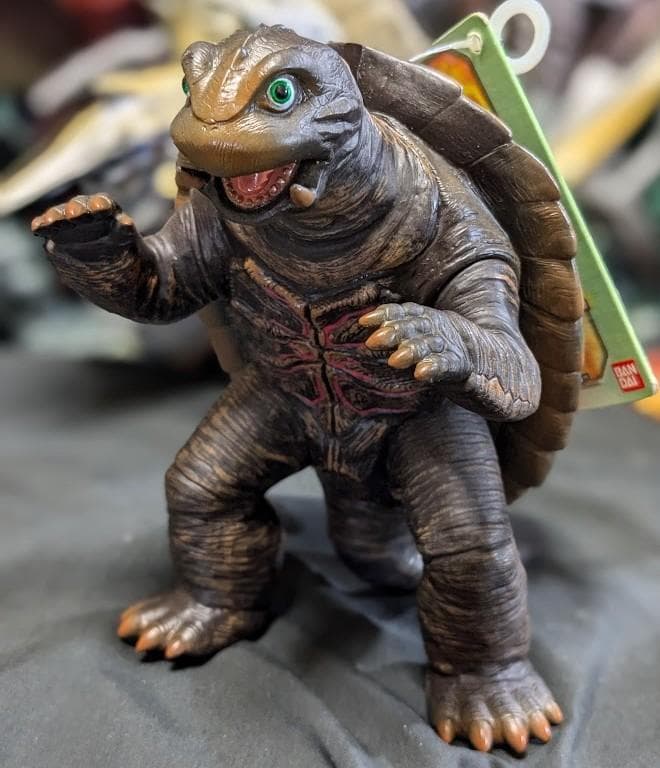 昭和～平成ガメラ＆対戦怪獣（バンダイ）ソフビ タグ付コンプリート17体セット