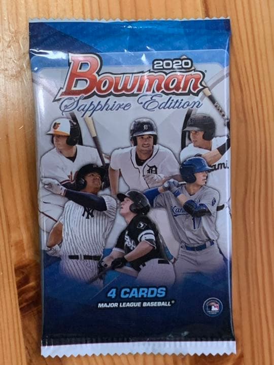【未開封】topps Bowman sapphire 2020 1パック 新品