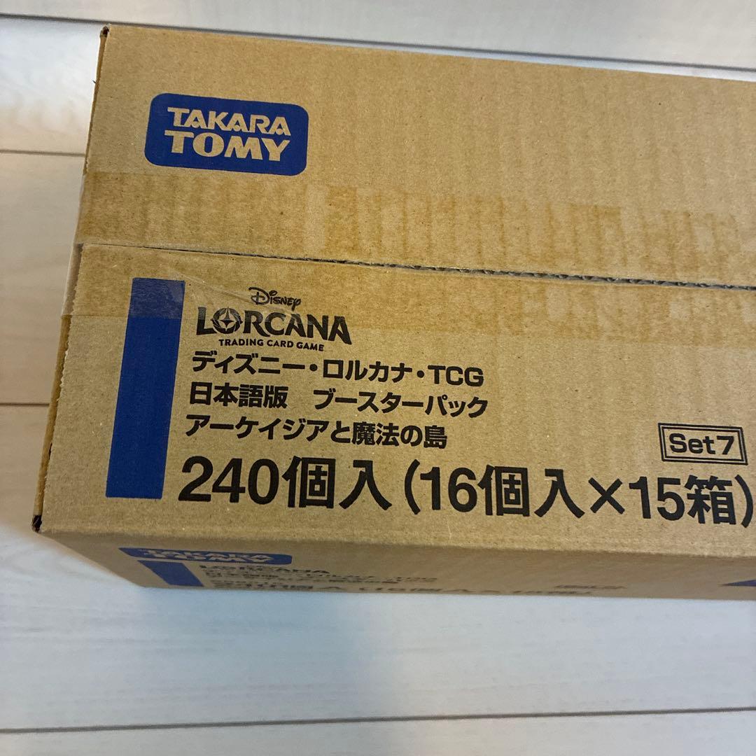ディズニー　ロルカナTCG アーケイジアと魔法の島　新品未開封1カートン