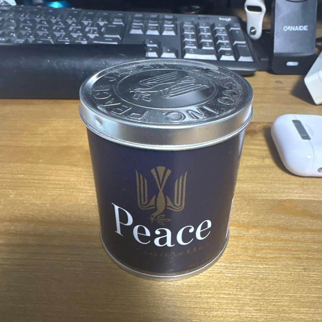 Peace 缶　新品