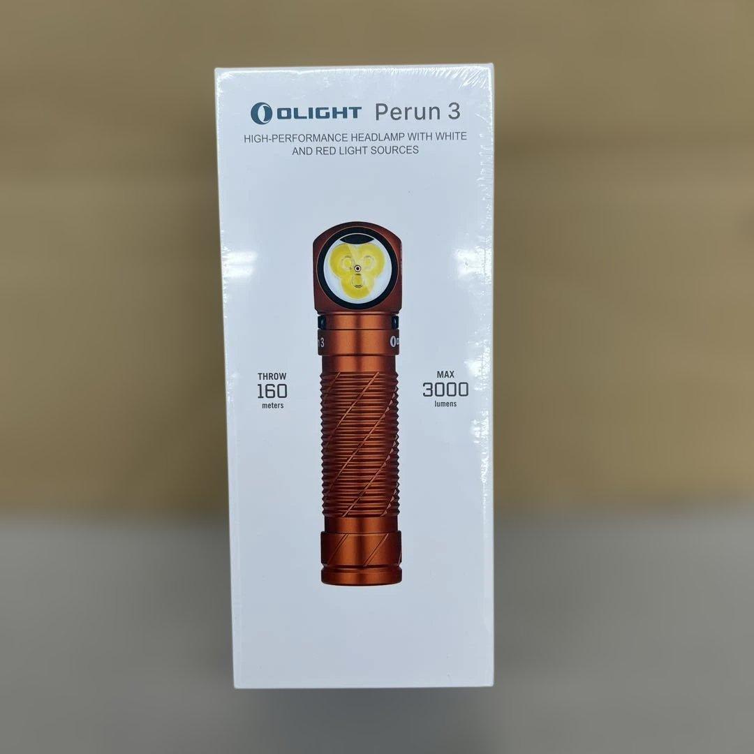 512195 OLIGHT Perun 3 LED ヘッドライト オレンジ