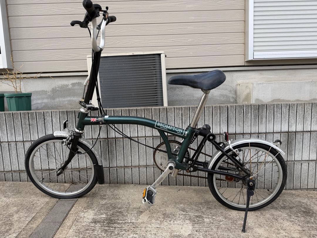 Brompton 折りたたみ自転車 グリーン