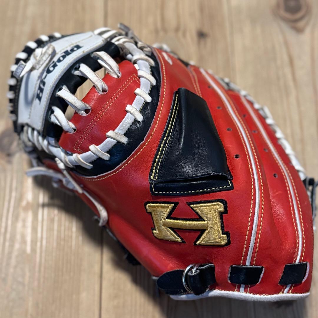 ハイゴールド　軟式キャッチャーミット　左投げ